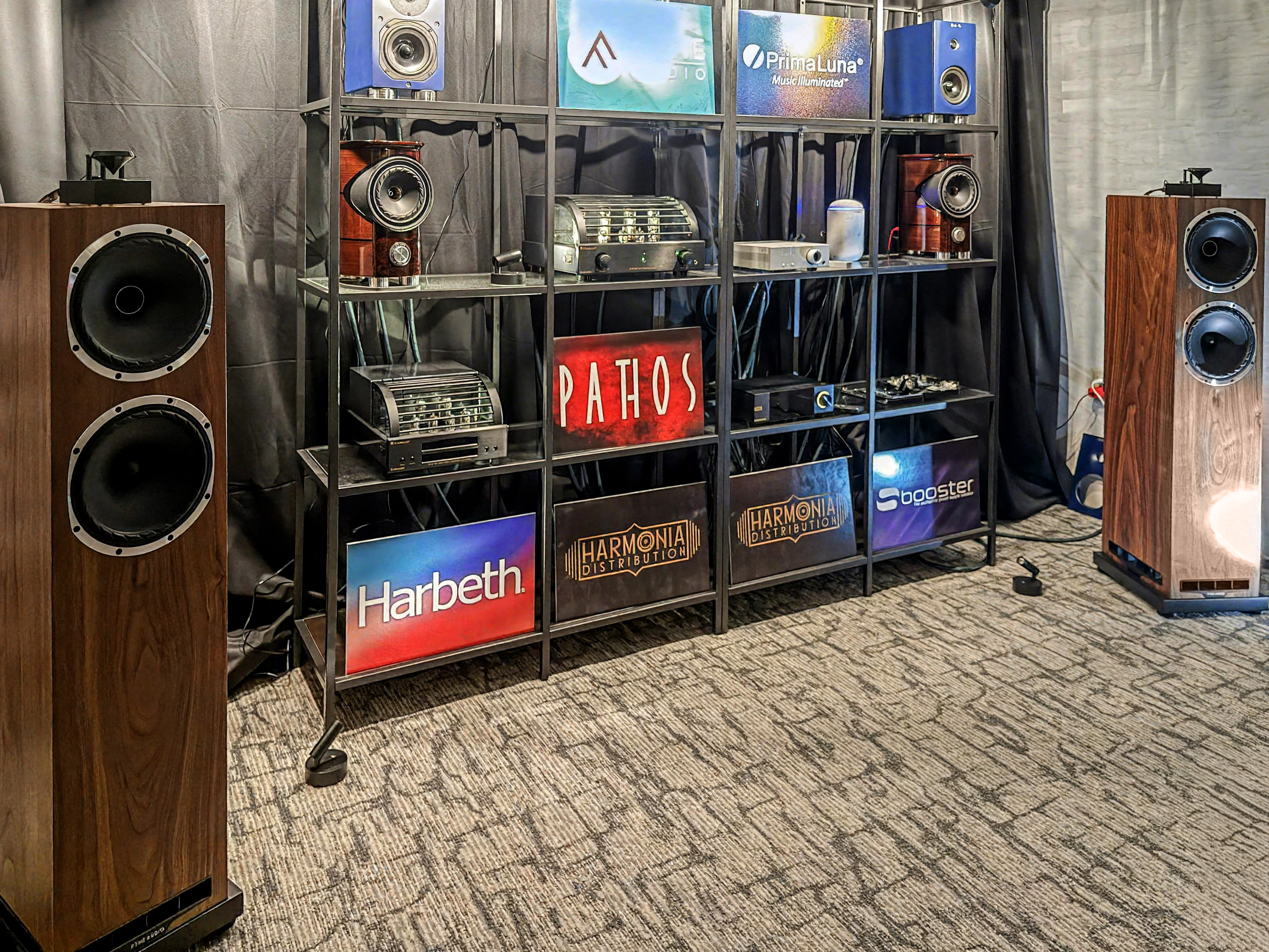 From Grimm MU2 to Harbeth M40.5 XD2: Harmonia Distribution packs two rooms with heavy hitters ...